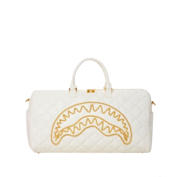 Sprayground | Bags | Sprayground Riviera Le Blanc Gold Chain Shark ...